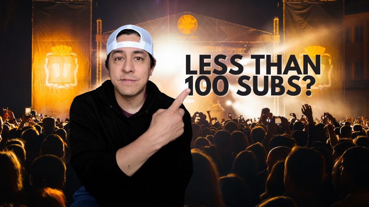 A quick win for channels with less than 100 subscribers. - YouTube