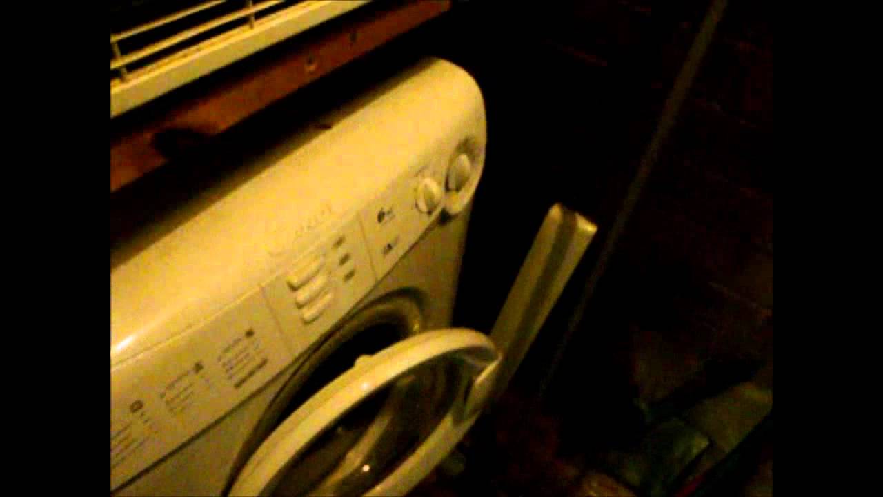 candy nova cn146 washing machine broken - YouTube