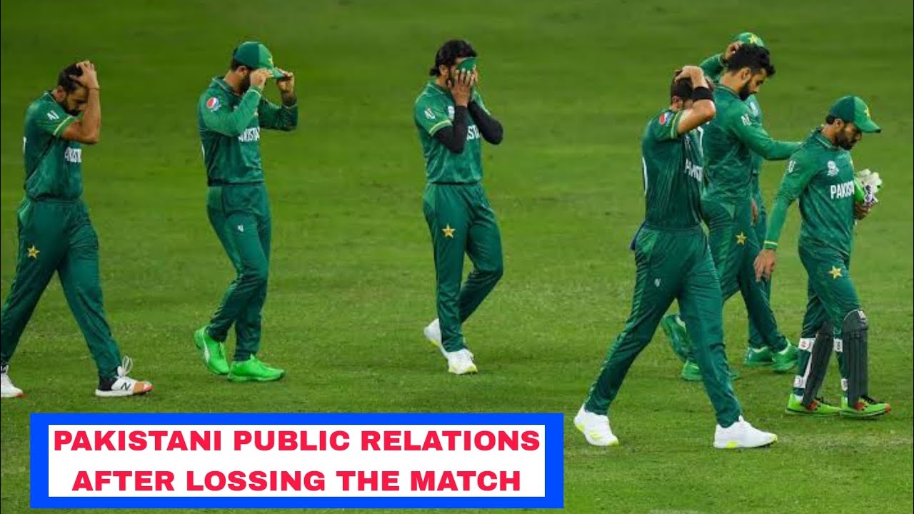 Pakistan Reaction After Lossing IND Vs PAK Match - YouTube