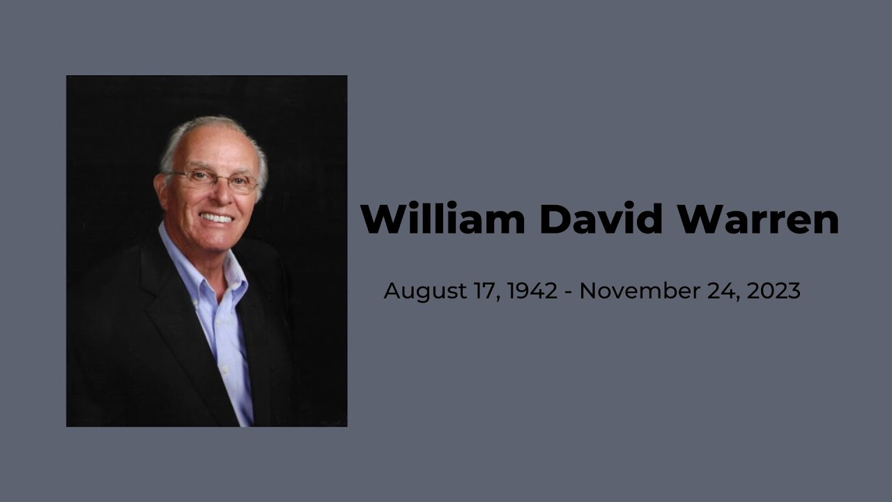 Celebration of Life - Dave Warren - YouTube