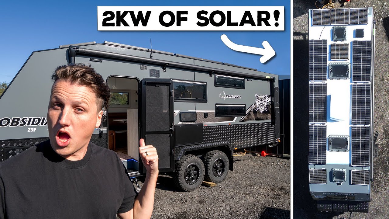 Off-Road BEAST! Huge 48v Lithium Setup | Vacationer 23F Caravan Tour ...