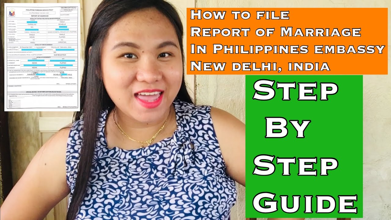 Report of Marriage in Philippines Embassy New Delhi,India| List of ...