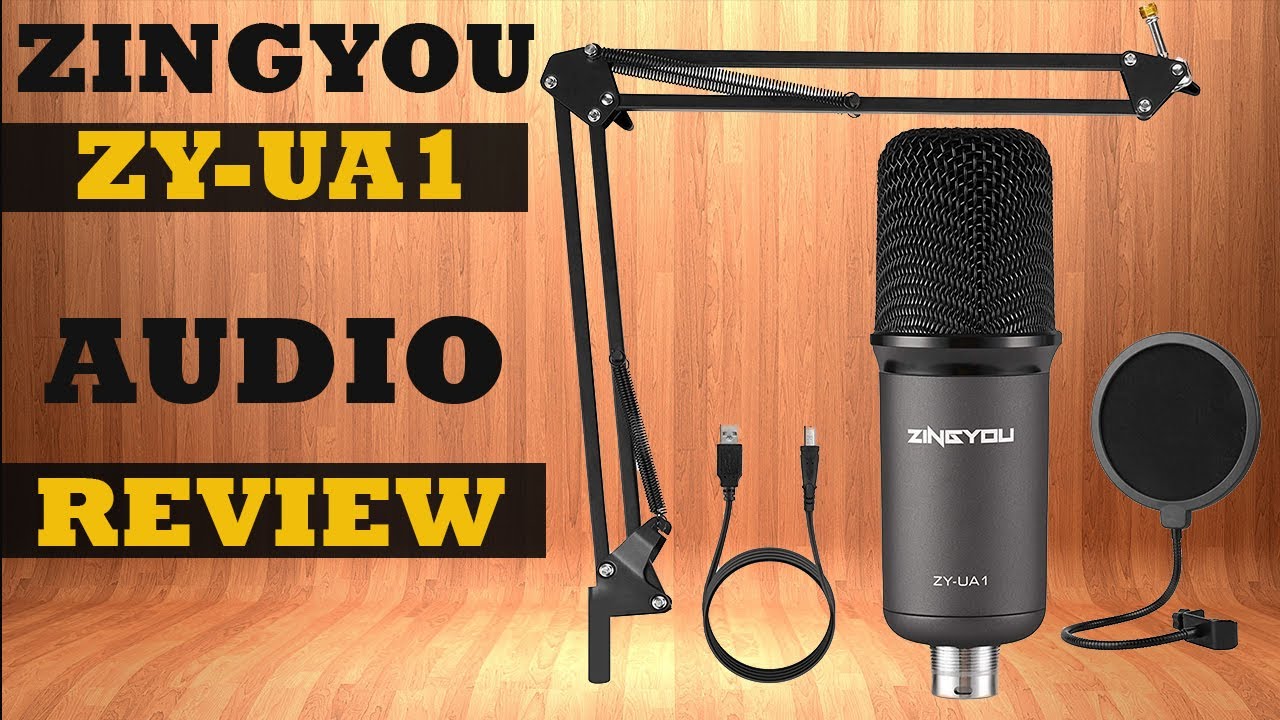 Zingyou ZY UA1 Condenser Microphone. Detailed Audio Review and Unboxing ...