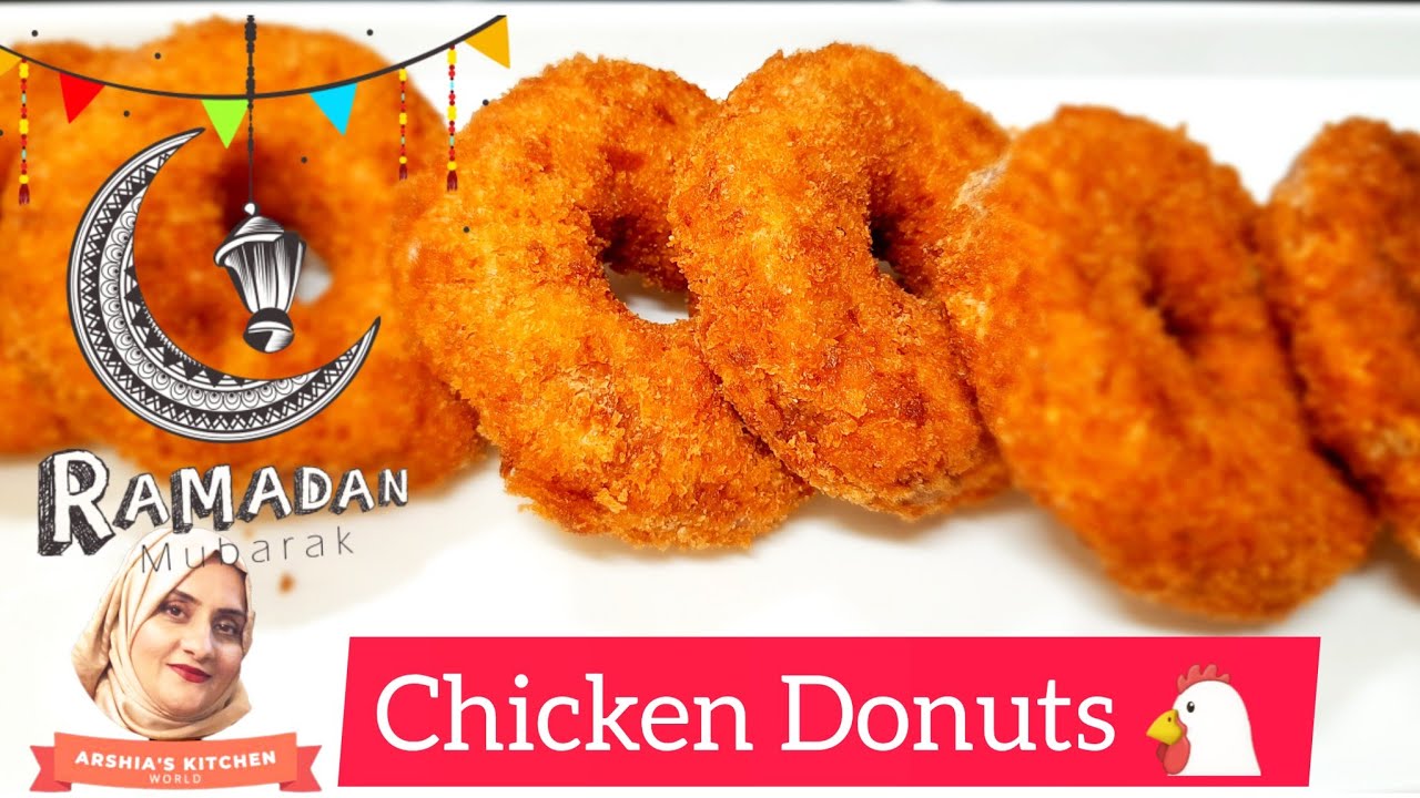 Crispy Chicken Donuts | Make & Freeze Chicken Doughnuts | Ramzan ...
