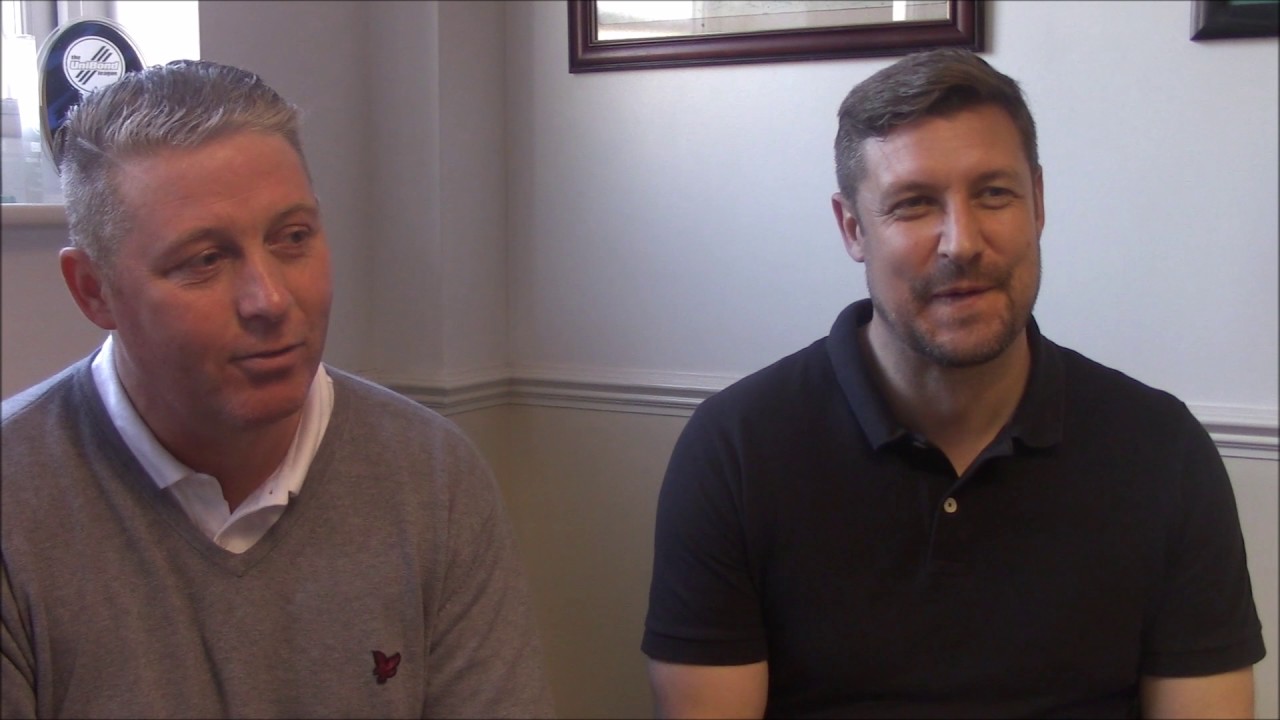 Alun Armstrong and Darren Holloway on Blyth Spartans' Evo-Stik NPL ...