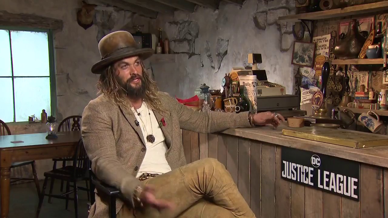 Justice League - Interview with Jason Momoa (Aquaman) - YouTube
