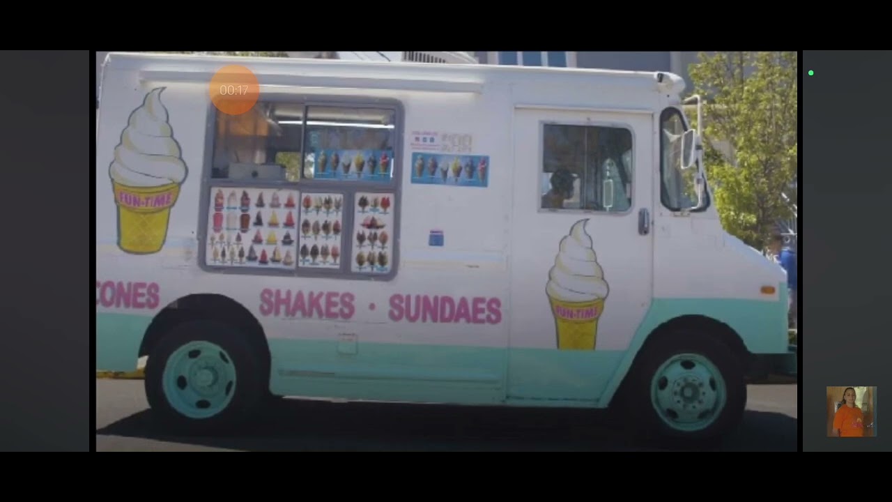 Funtime Frostee Ice Cream Truck Playing Turkey In The Straw In Low ...