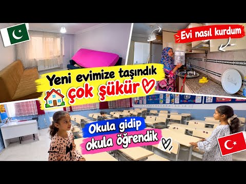 Yeni evimize taşınıyoruz😊| Burda ilk akşam yemeğimiz dürüm 😂|Neler neler oldu🫠| Vlog🇹🇷🇵🇰