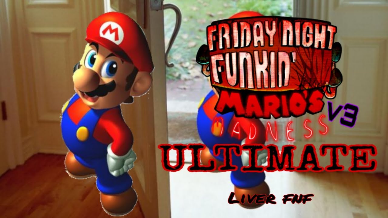 Mario's Madness v3 Ultimate | Liver fnf | Liver v2 Cover (Leer ...