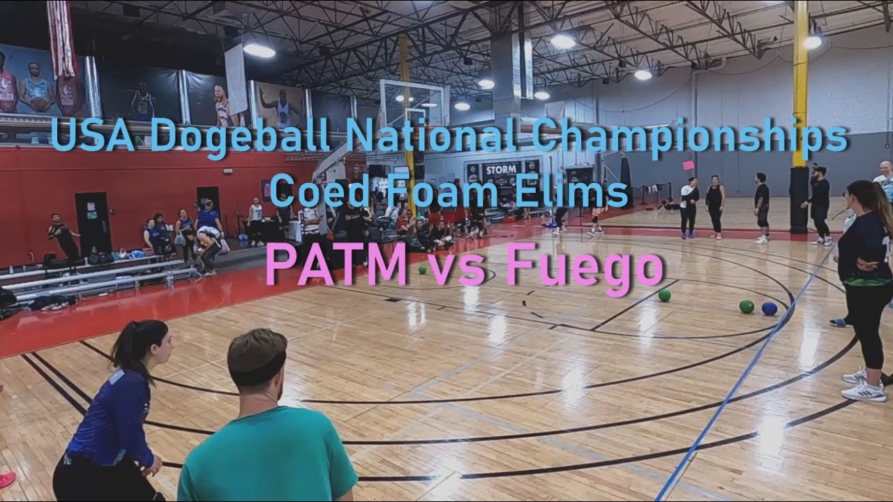 Paige Against the Machine vs Fuego | Coed Foam Elims | USA Dodgeball ...