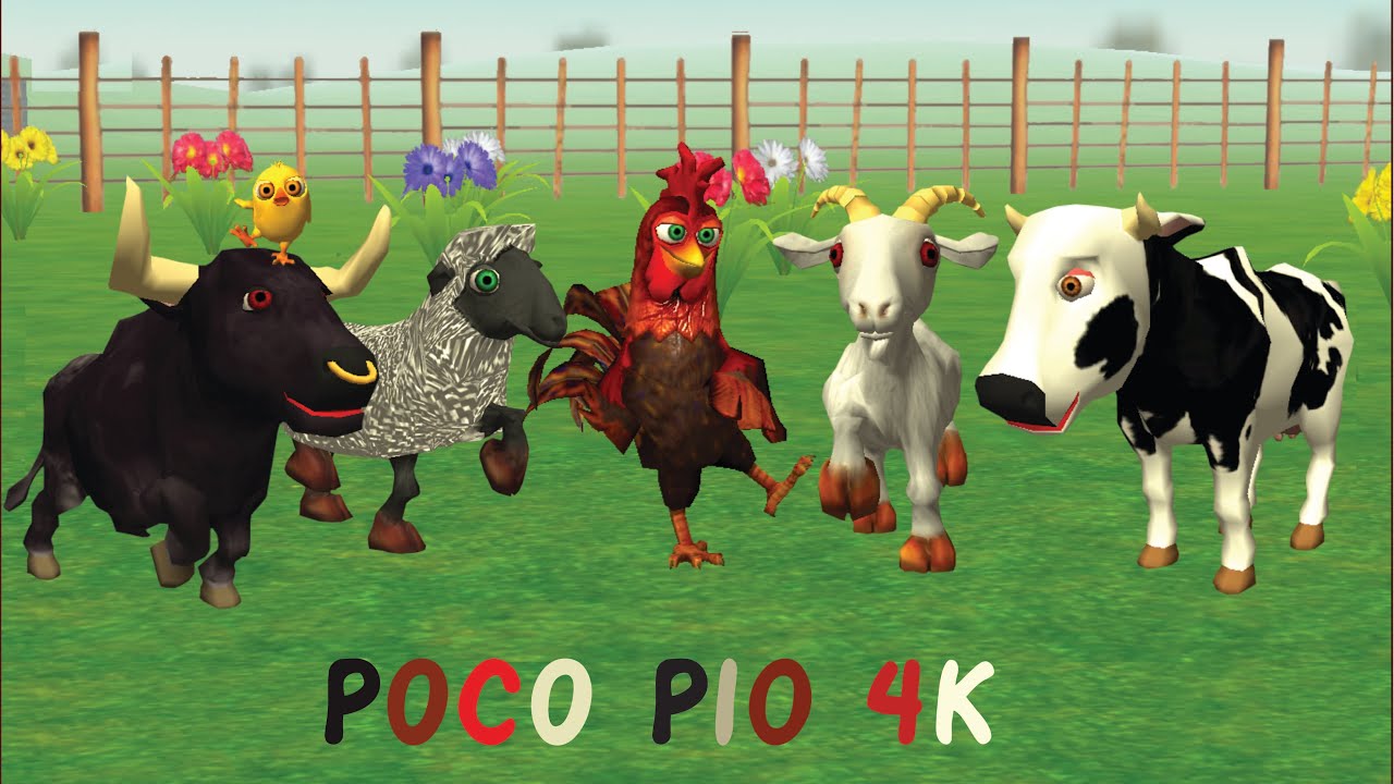 El Pollito Pio 3D - Concoines De La Granja De Zenon Poco Pio 4K Gameply ...