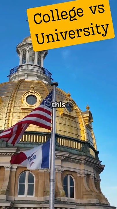 difference between college and university - YouTube