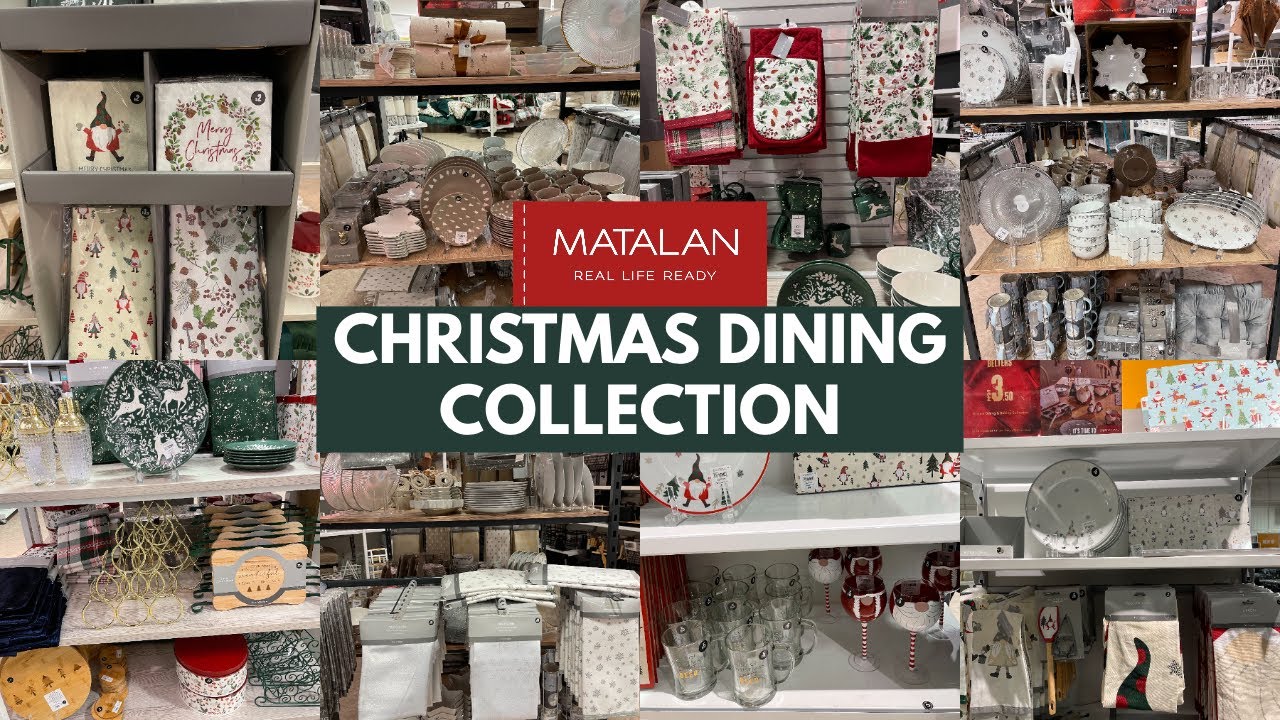 MATALAN CHRISTMAS DINING COLLECTION WITH PRICE NOV 2022 | MATALAN HAUL ...