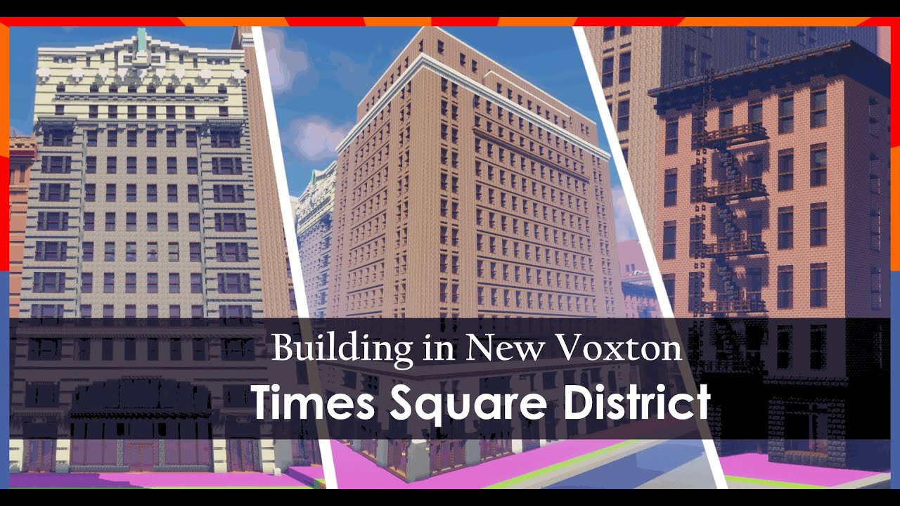 Minecraft Building Times Square (Part 4) | Timelapse - YouTube