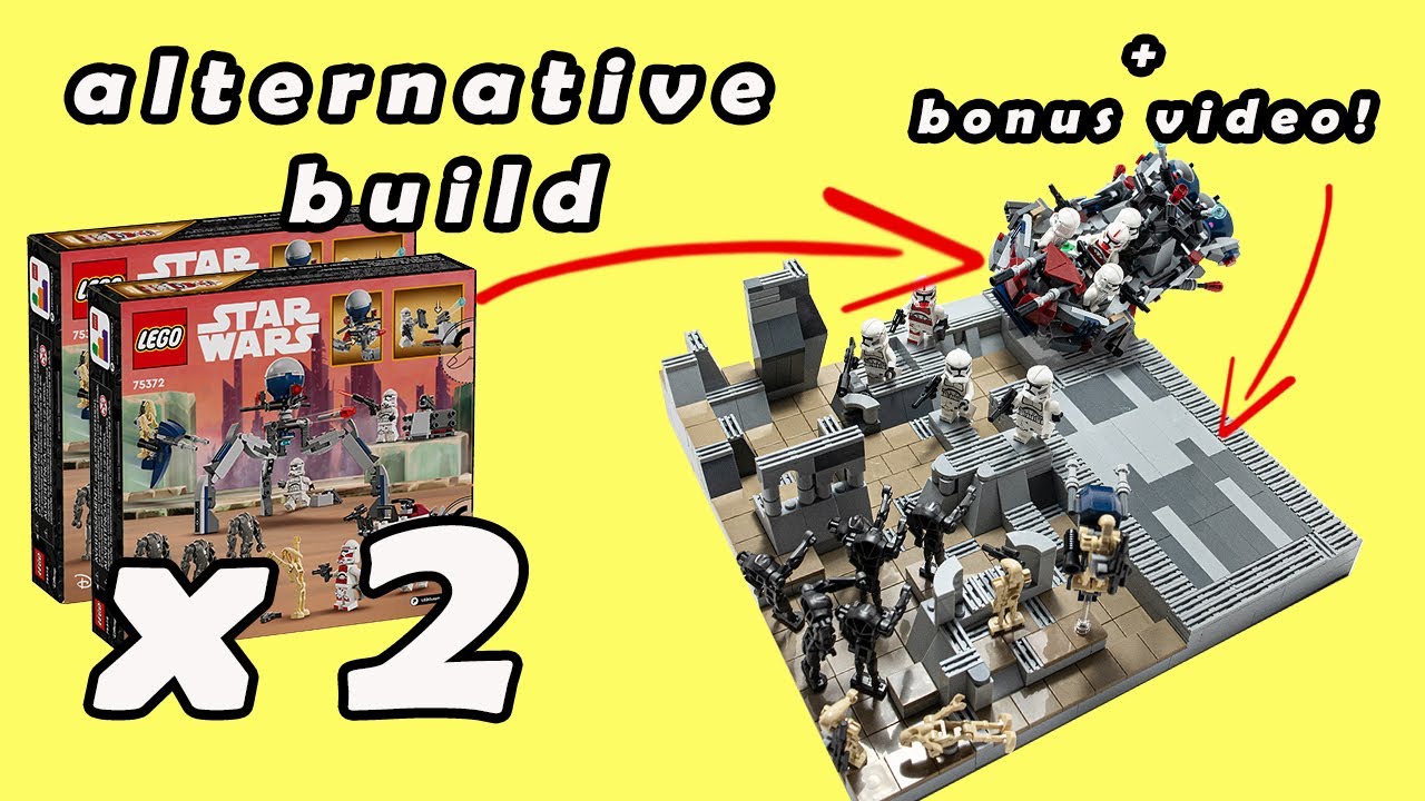 LEGO Star Wars 75372 CLONE TROOPERS & BATTLE DROIDS BATTLE PACK ...