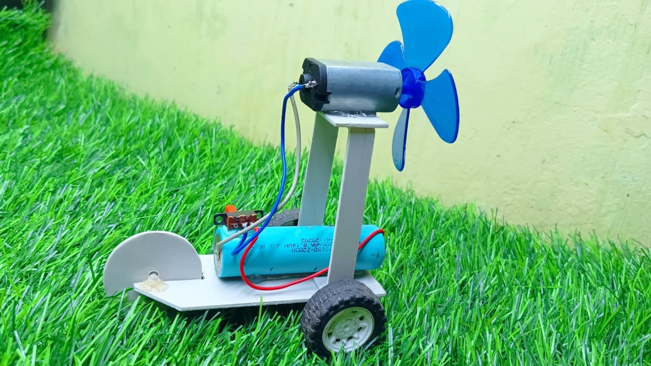 amazing Invention science project at home हवा से चलने वाली कार - YouTube
