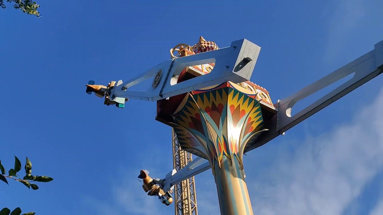 TIVOLI GARDENS COPENHAGEN AWESOME PLANE RIDE 🤪 - YouTube