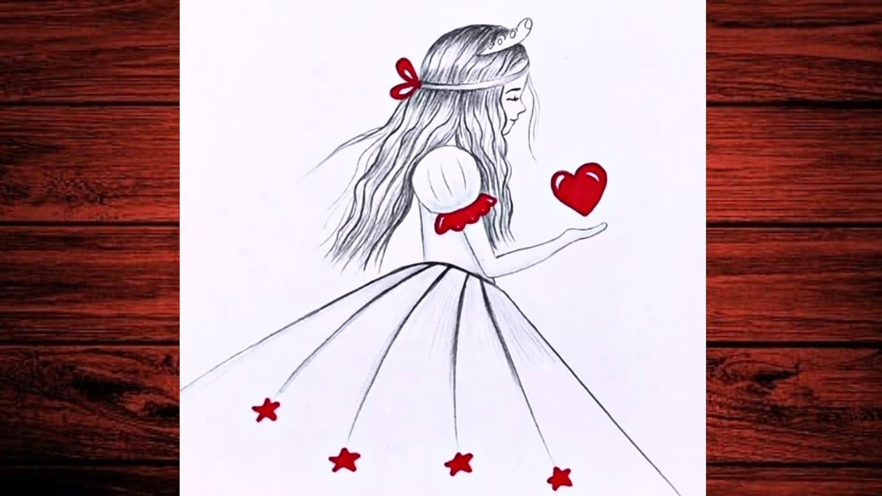 Cum se desenează o fată frumoasă/ Tutoriale desene in creion pentru ...