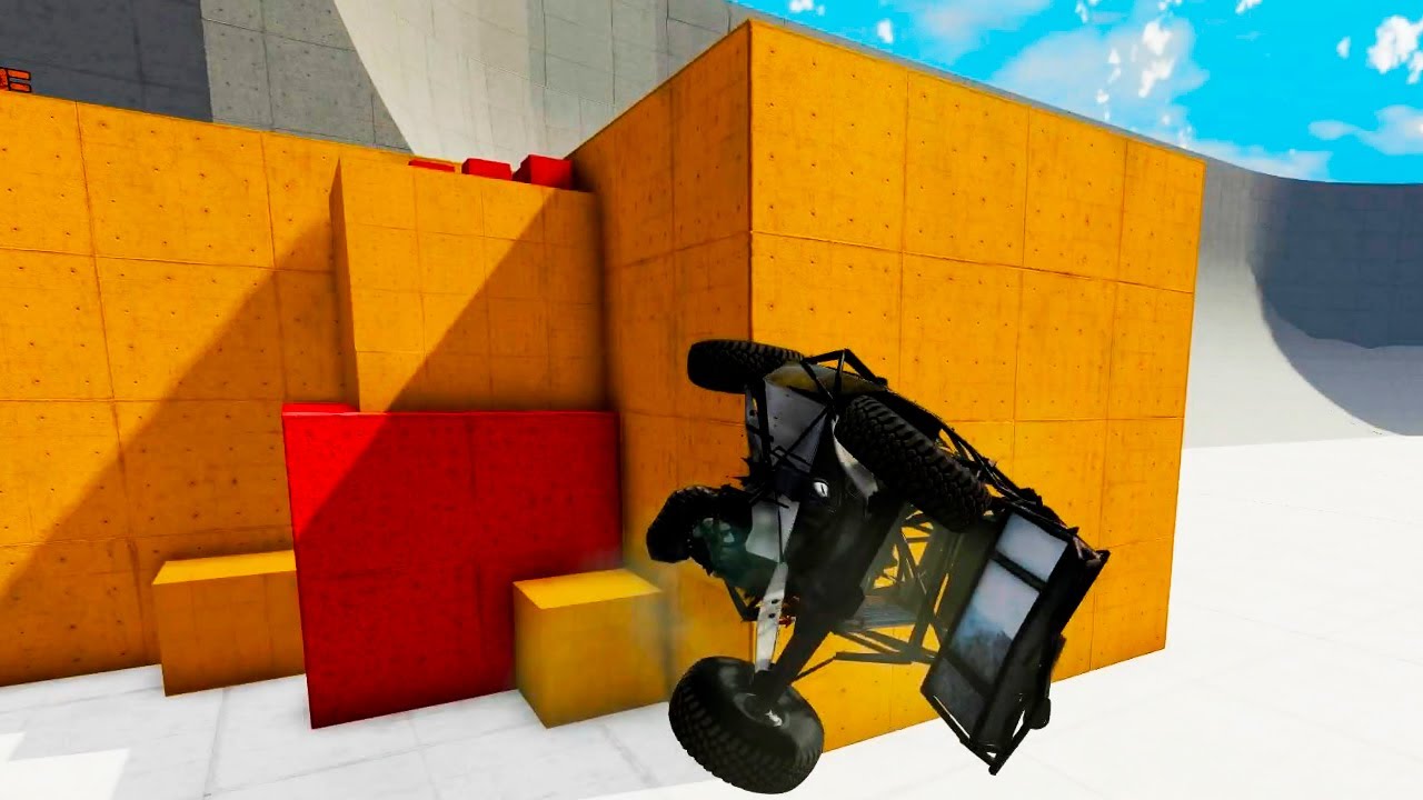 Children's bridge in the ocean jump machines - BeamNG drive - YouTube