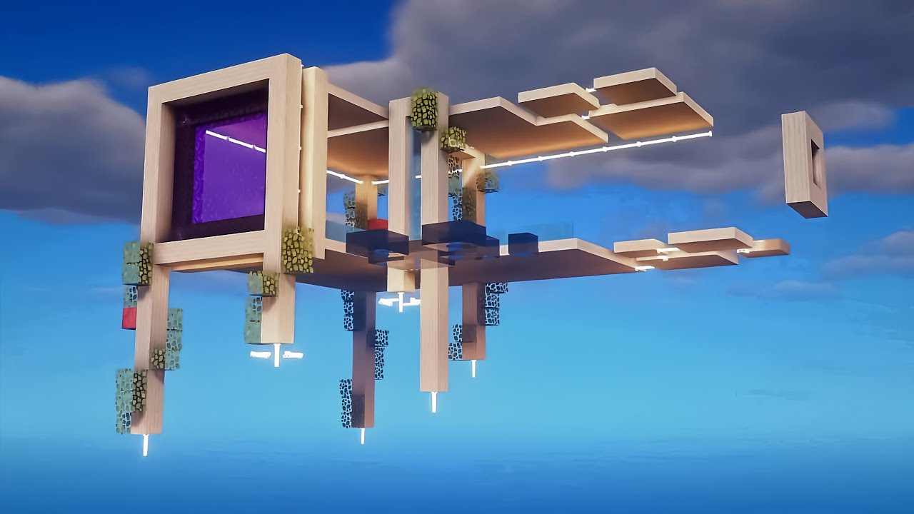 minecraft : Hell Gate ? build tutorial 🏡 - YouTube