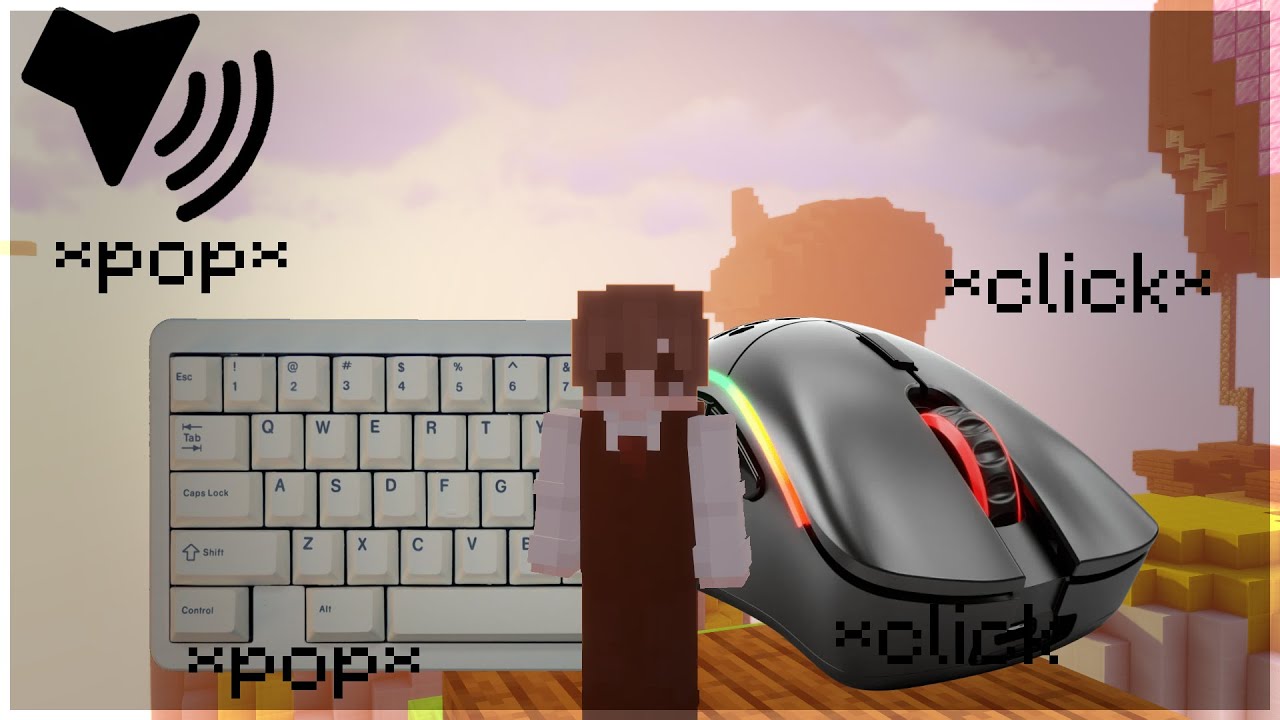 Poppy Keyboard and Mouse Sounds | Hypixel Bedwars - YouTube