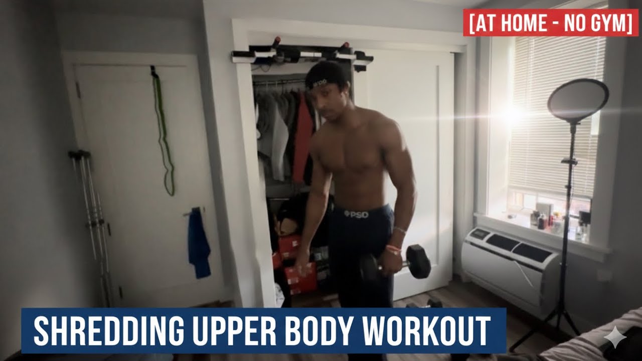 At home upper body workout!!!!! Get shredded from home!!! - YouTube