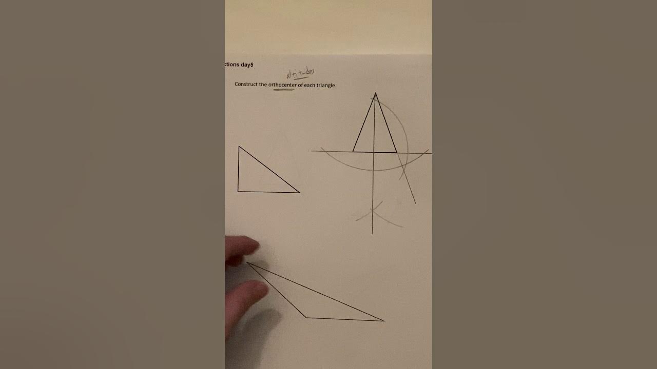 Constructions Points of Concurrency - YouTube