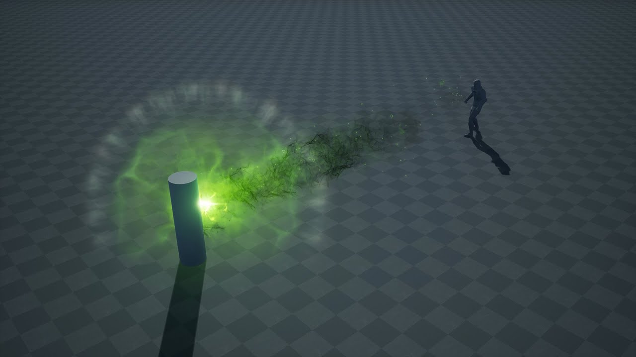 UE | Poison Fighter - Poison Projectile with Impact [4K] - YouTube