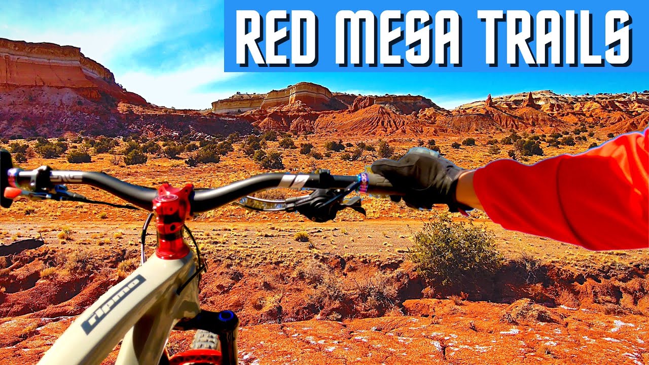 Red Mesa MTB Trails in New Mexico// Views/ Red Rocks - YouTube