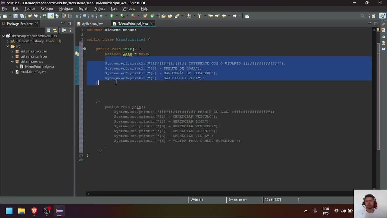 03 - CRIANDO MENU PARTE 01 - YouTube