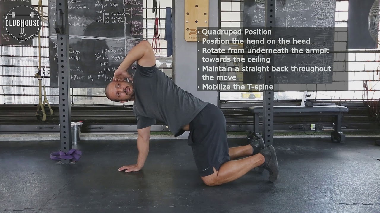 Kneeling Reach Back (Shoulder Mobility) - YouTube