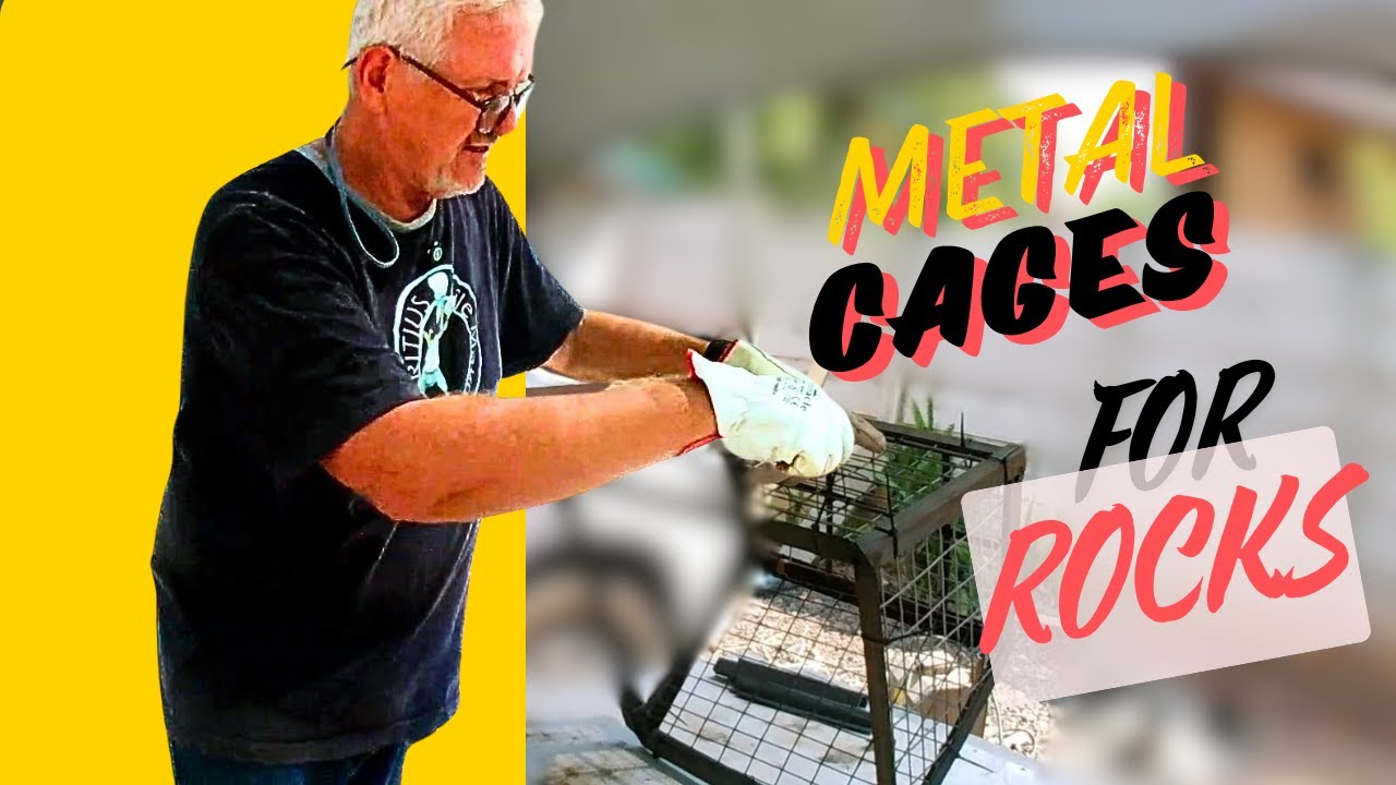 Part1. Welding metal cages for rocks - YouTube