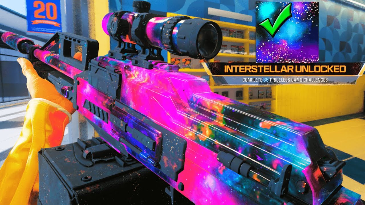 I UNLOCKED INTERSTELLAR CAMO in MODERN WARFARE 3 and it's amazing - YouTube
