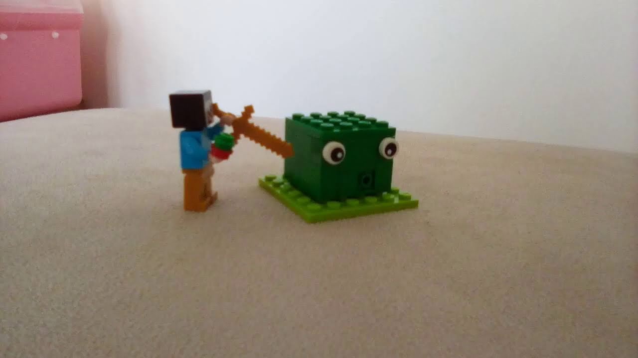 How to build a Lego minecraft slime - YouTube