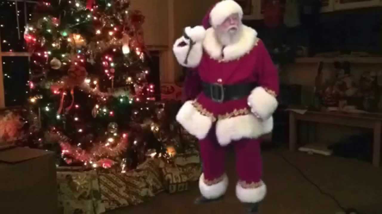 Santa leaving gifts 2014. - YouTube