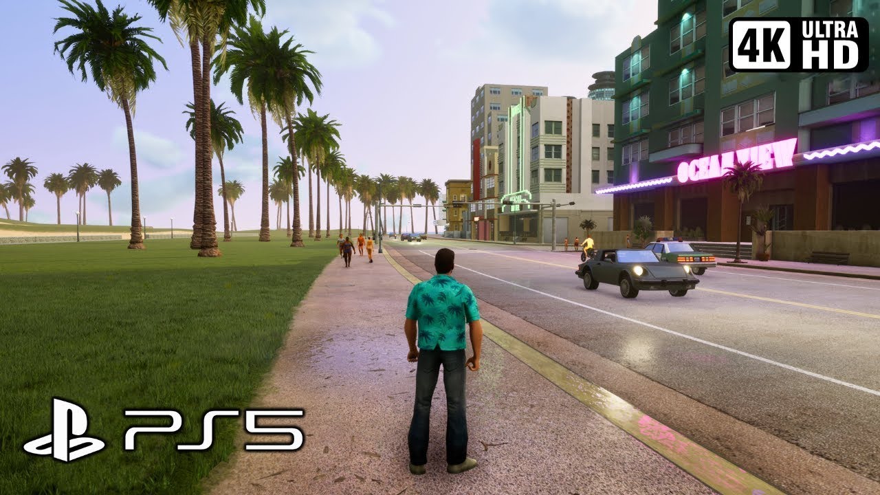 GTA Vice City Definitive Edition - Classic Lighting Playthrough Part 1 ...