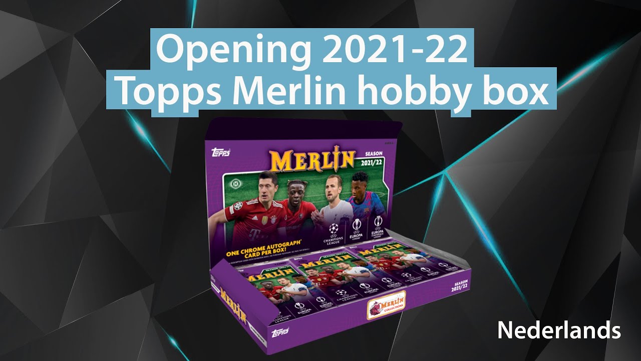 Merlin 21-22 hobby box opening - Laag genummerde kaart! - YouTube