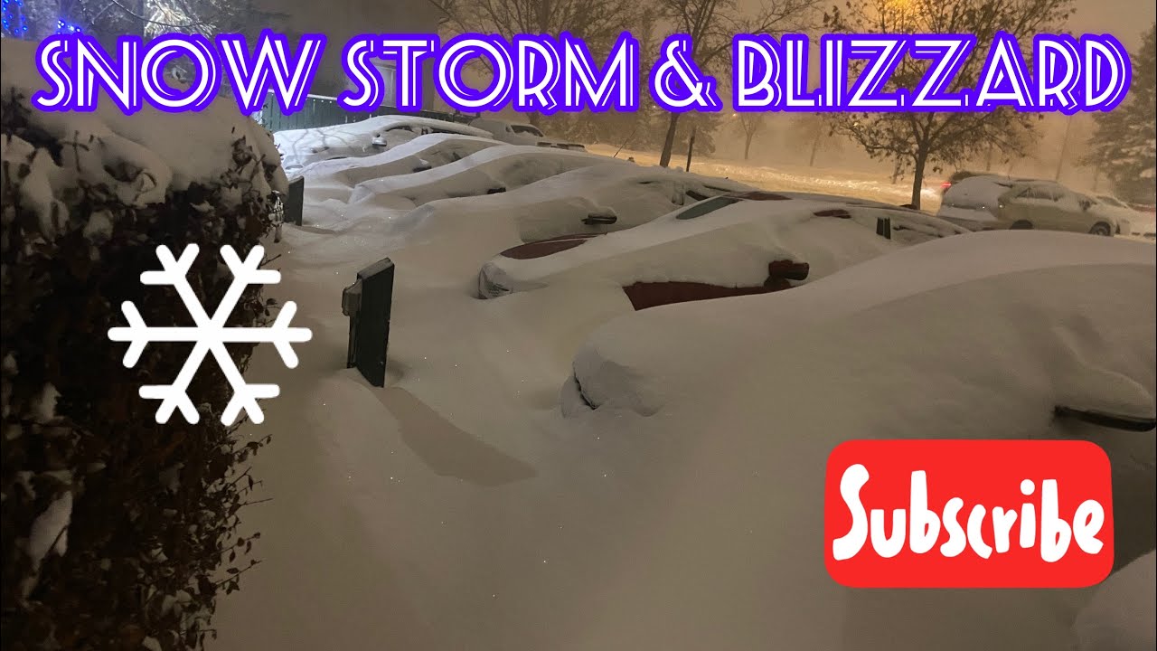 After snow storm and blizzard in Saskatoon| November 09,2020. Winter in ...