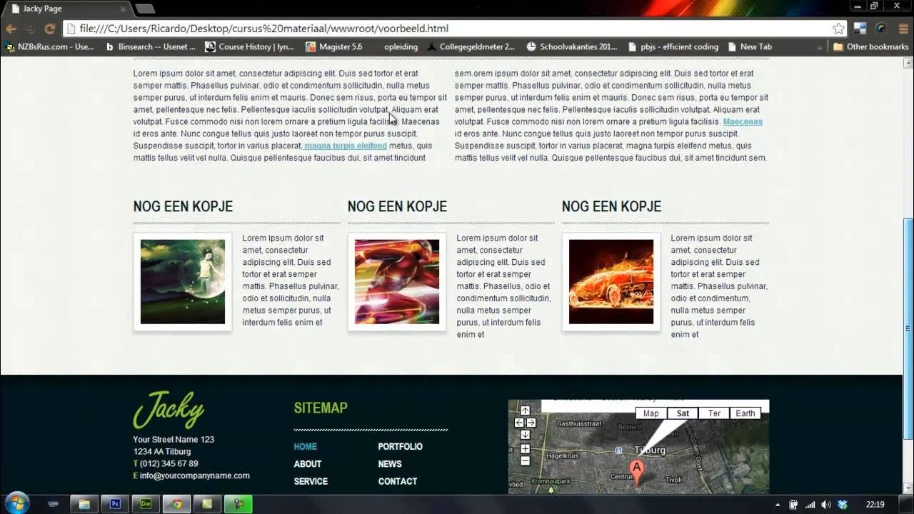 deel 02 HTML CSS uitleg - YouTube