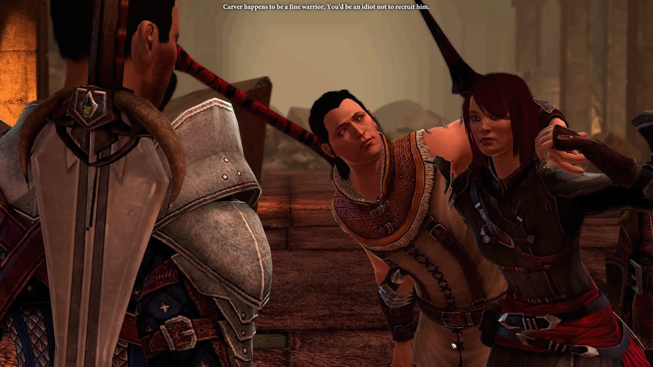 DA2 Astrid Hawke (Act 1 - Part 4): Giving Carver to the Grey Wardens ...