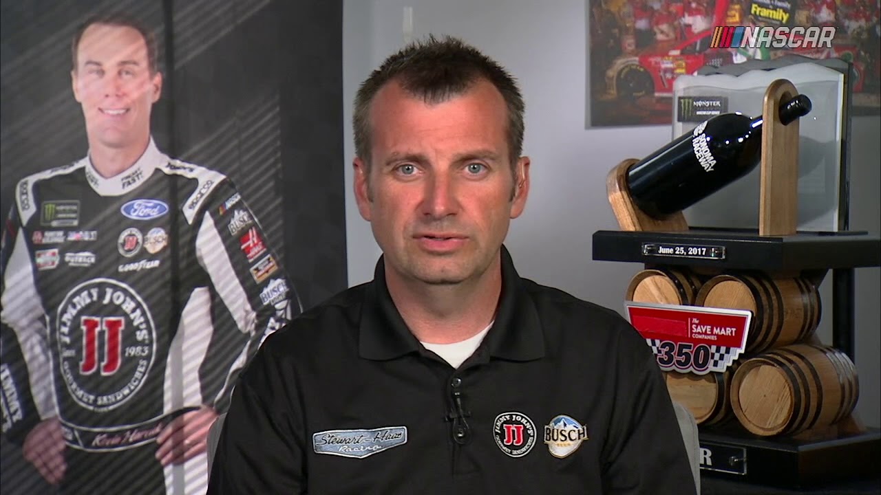 Crew chief Rodney Childers talks tire strategy at Miami - YouTube
