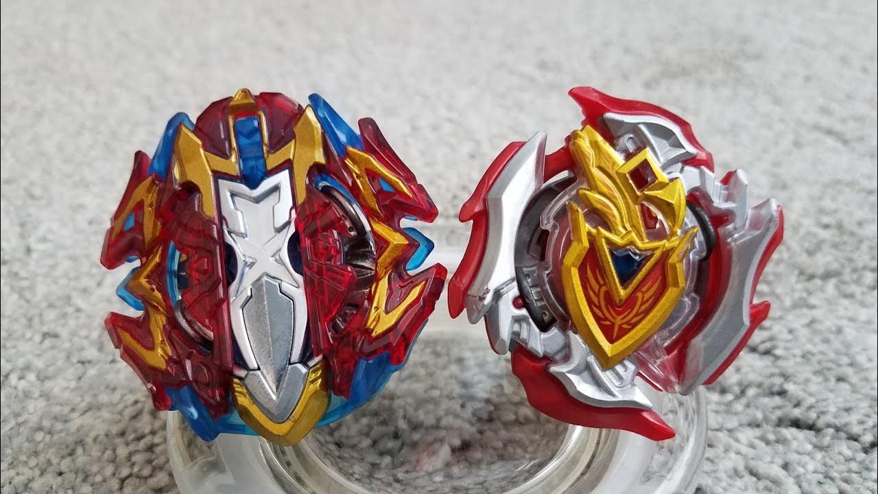 Beyblade Burst battle: Breaker Xcalius X4 VS Z Achilles A4 - YouTube