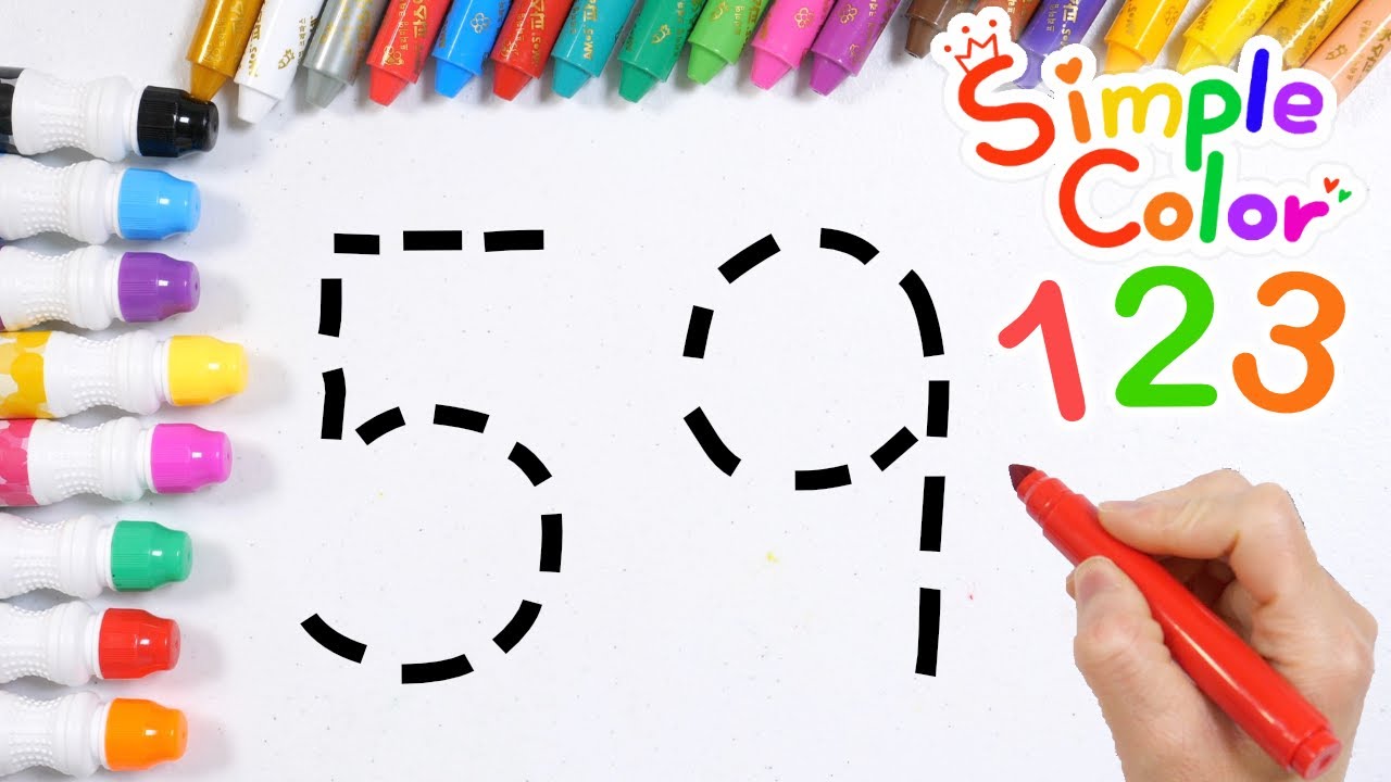 Have fun learning by writing numbers | Practice counting to 59 with the ...