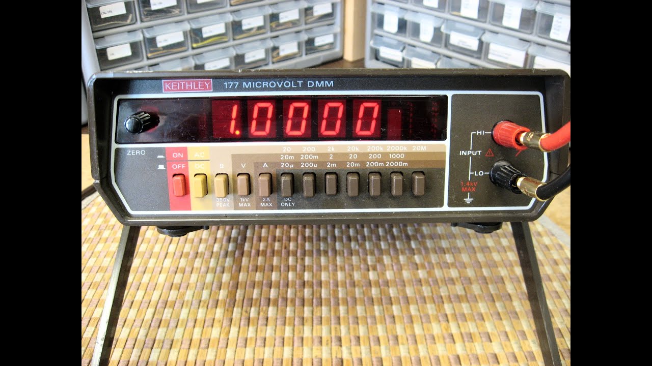 KEITHLEY 177 DMM U1 - YouTube