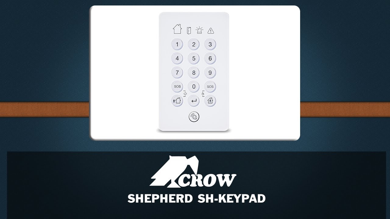 Elektromaks Crow Hırsız Alarm Sistemleri Shepherd SH Keypad - YouTube