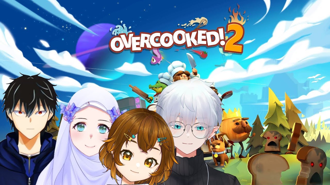 【OVERCOOKED! 2】GRAND OPENING RESTO PECEL LELE!! w/ @SafiyyaRaima @ibam ...