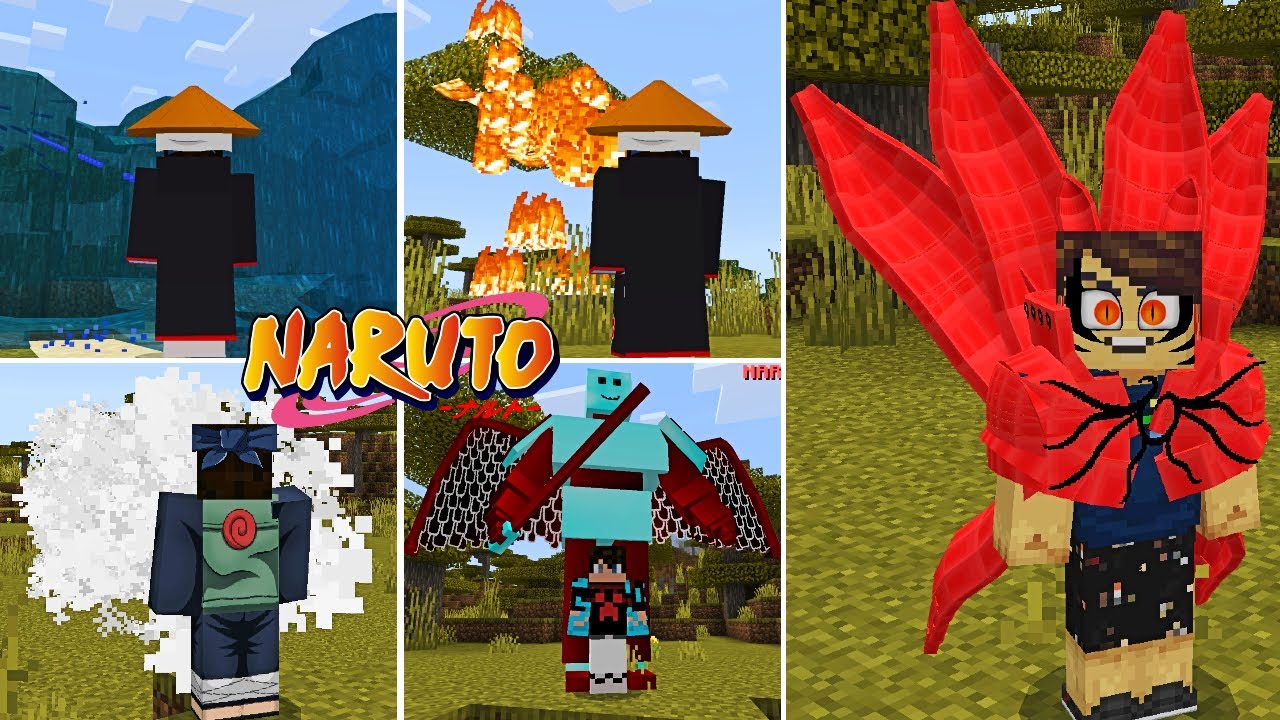 Addon de NARUTO para Minecraft PE || NARUTO ANDROID MCPE - YouTube
