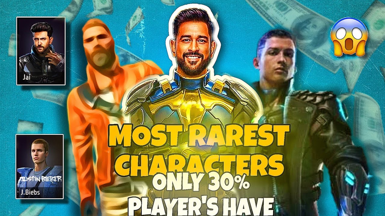 Most Rarest Characters Only 30% Player's Have This 😱 #freefire - YouTube