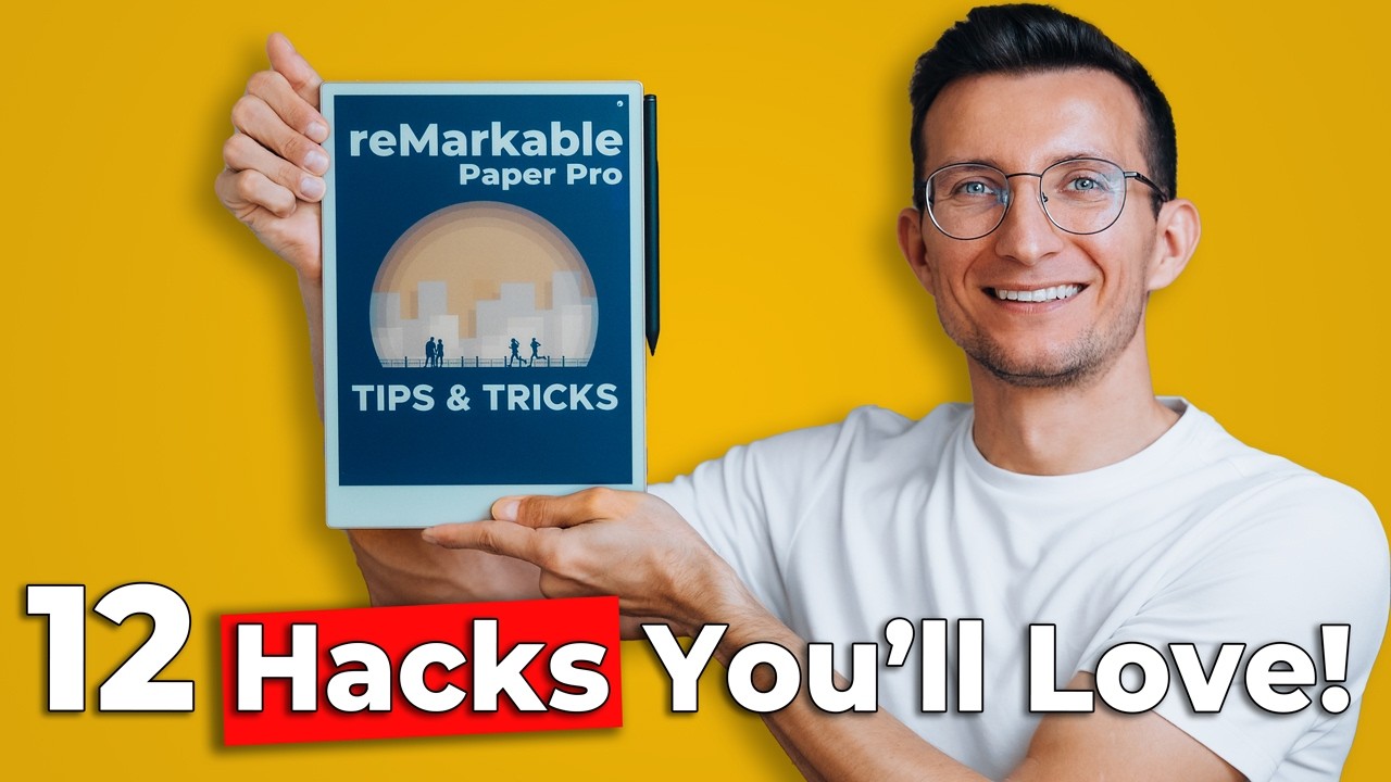 Top 12 Tips & Tricks for Your New reMarkable Paper Pro! - YouTube