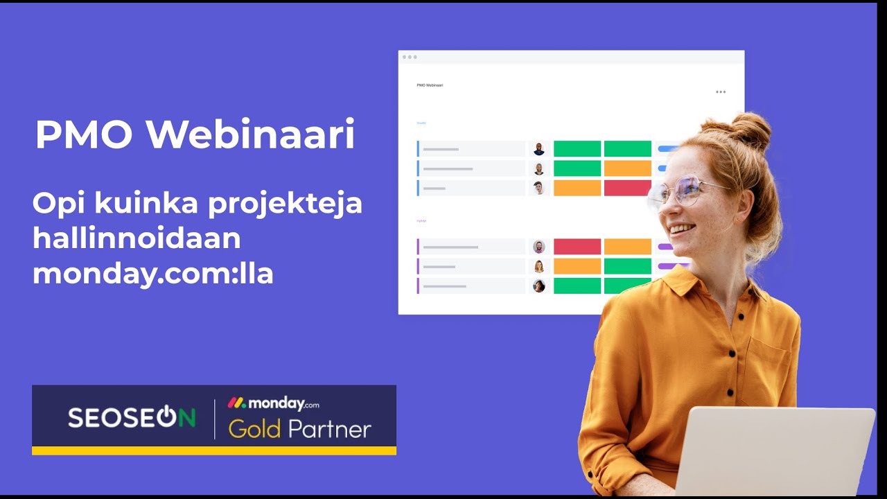 Webinaari: PMO – Kuinka projekteja hallinnoidaan monday.comilla - YouTube